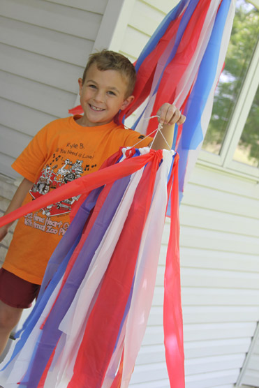 Kids Craft – July Fourth Windsock – A Spotted Pony