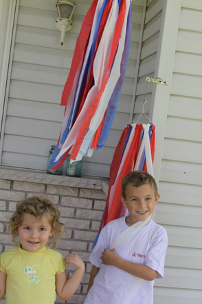 Kids Craft – July Fourth Windsock – A Spotted Pony